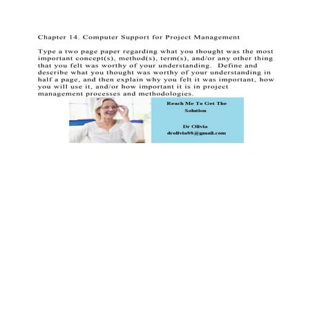 Chapter 14. Computer Support for Project ManagementType a two pa.docx