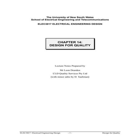 Chapter14 quality | PDF