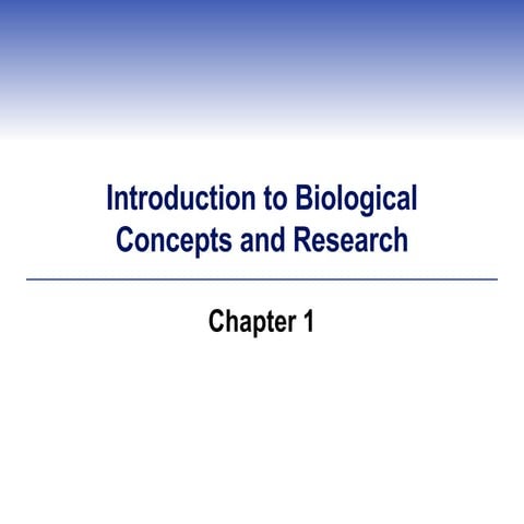 Chapter1 | PPT | Biological Sciences | Science