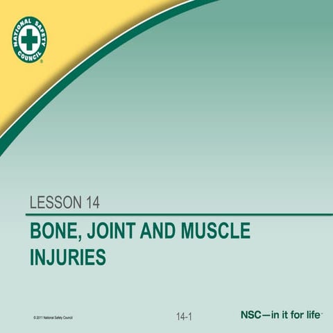 Ch14 presentation bone_joint_muscle_injuries | PPTX