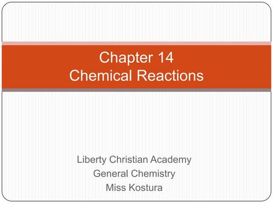 types of chemical reaction | PPT