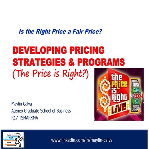 Chapter 14 Developing Pricing Strategies & Programs | PDF