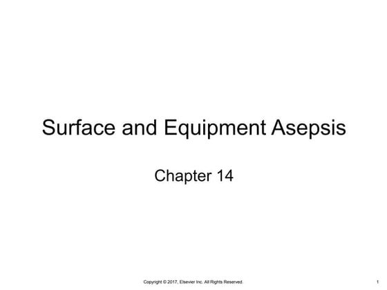 Hospital disinfection sterilization | PPT