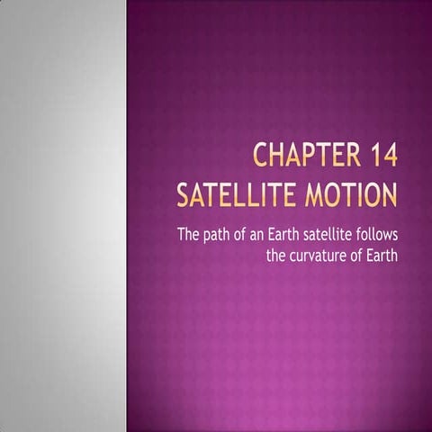 Chapter 14 satellite | PPTX