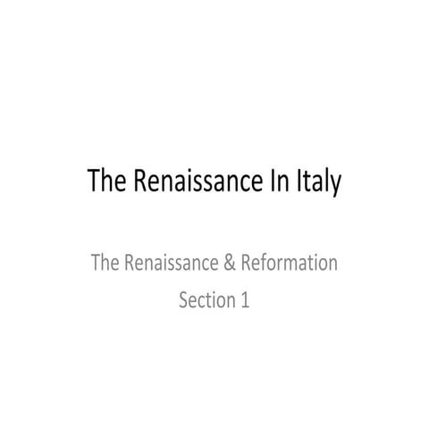 Chapter 14 Section 1 | PPT