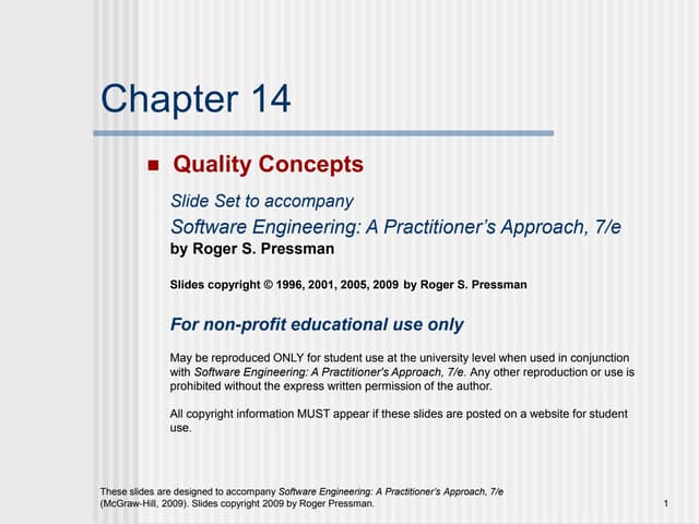 Chapter 01 software engineering pressman | PPT