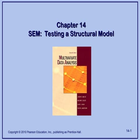 Chapter 14 Applied Multivariate Analysis Ppt
