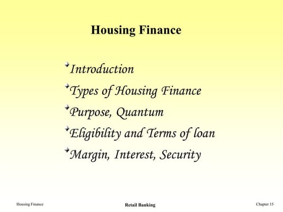 Housing finance ppt (1) | PPTX