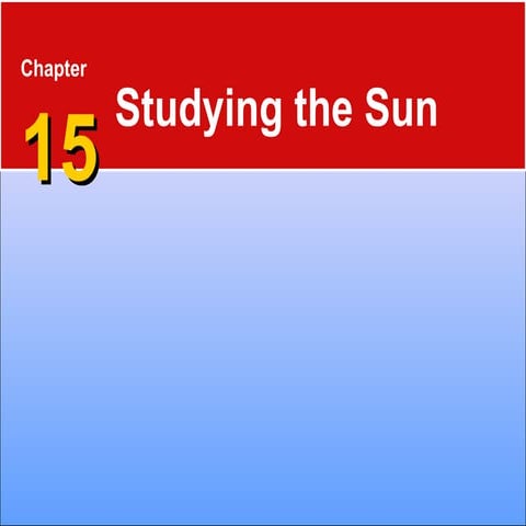 Studying the Sun | PPT