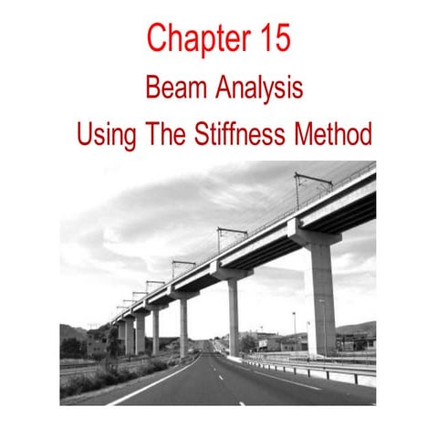 ANALYSIS OF CONTINUOUS BEAM USING STIFFNESS METHOD | PPTX