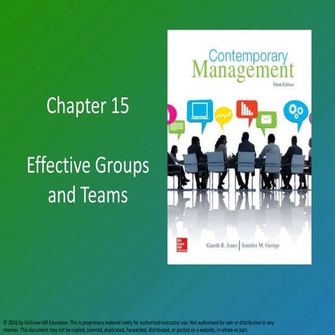Chapter 15 - Effective Groups and Teams.ppt