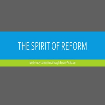 Chapter 15 reform project | PPTX | Secondary Education | Education