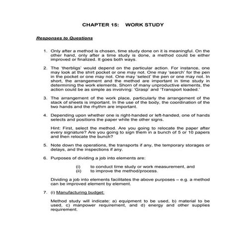 Most (Maynard Operation Sequence Technique) | PPTX