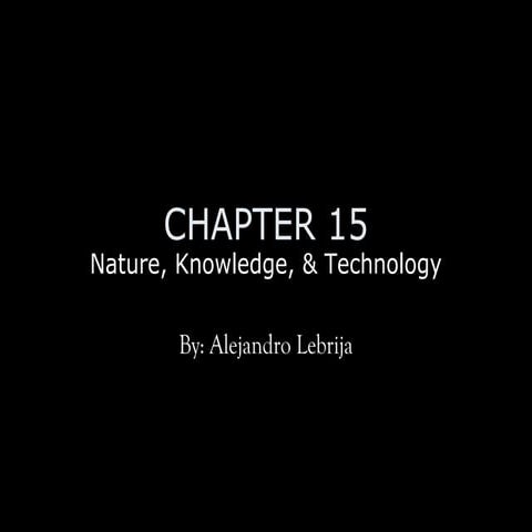 Chapter 15 | PPT