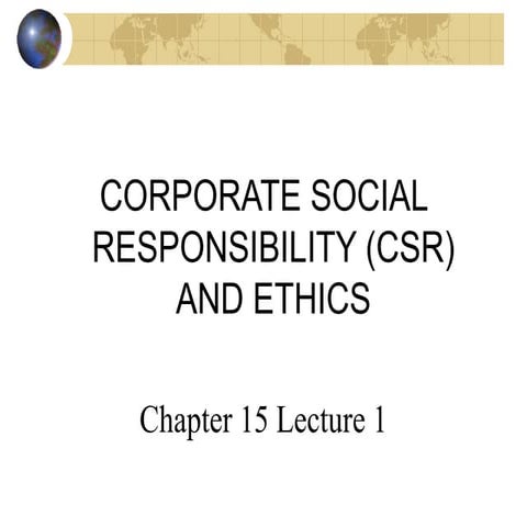 CSR | PPT