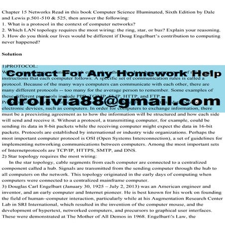 Chapter 15 Networks Read in this book Computer Science Illuminated, .pdf