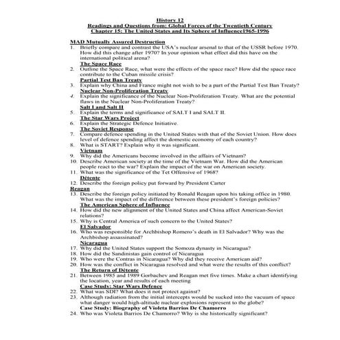 H12 Chapter 15 questions | PDF