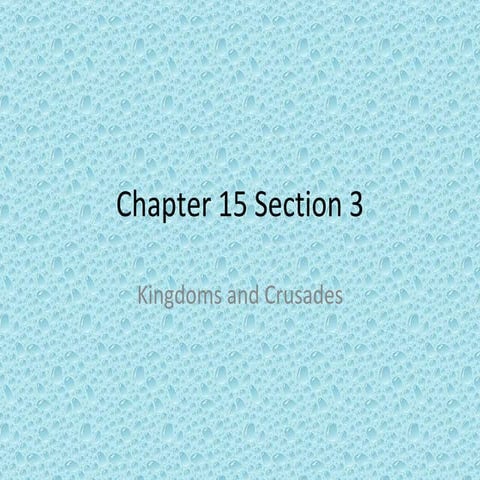 Chapter 15 section 3 | PPT