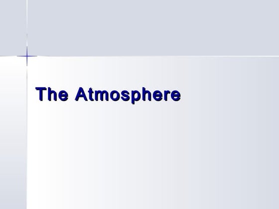 Atmosphere | PPTX