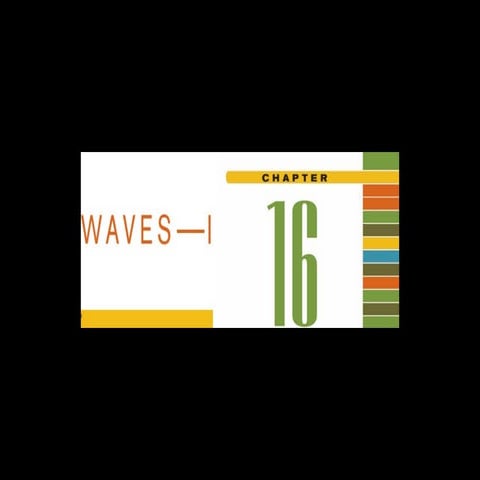 chapter 16 Wave and their Fundamentals of Waves | PPTX