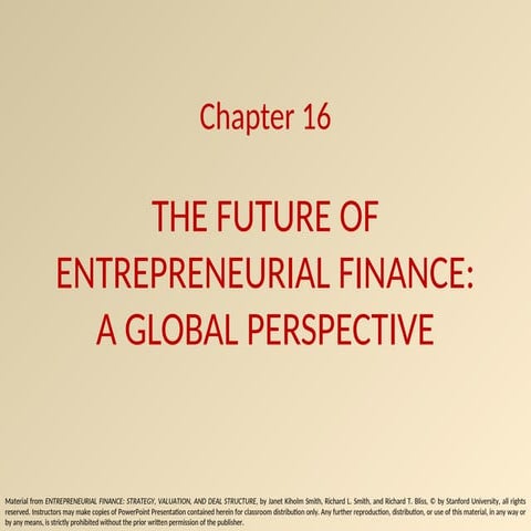 Chapter 16.ppt the future of entrepreners | PPT