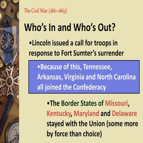 Chapter 16 civil war (1) | PPT