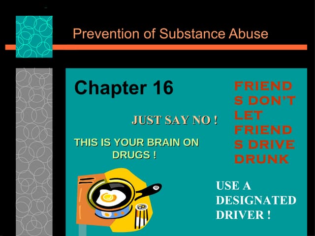 Prevention of substance use and abuse | PPTX