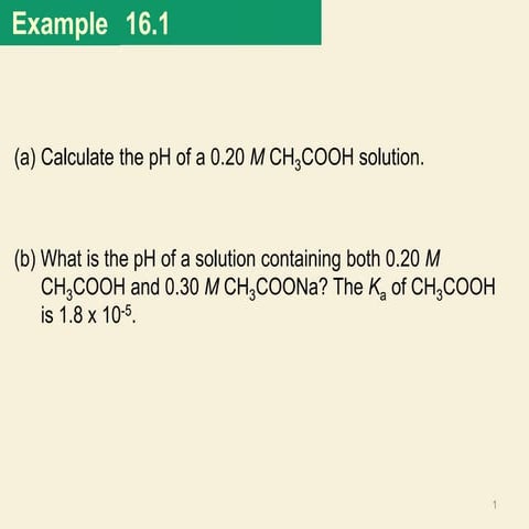 CHAPTER_16_EXAMPLES.pdf all on pH, buffer solutions | PDF