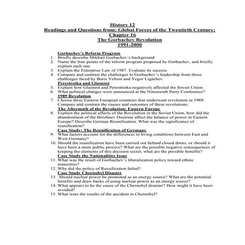 H12 Chapter 16 questions | DOCX