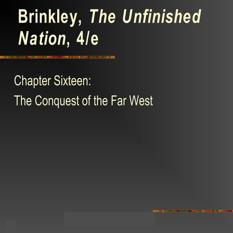 Hist 121: Chapter 16 slide show | PPT