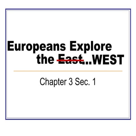 Age of Exploration Power Point | PPT