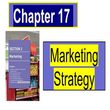 Chapter 17 - Marketing Strategy for business | PPTX