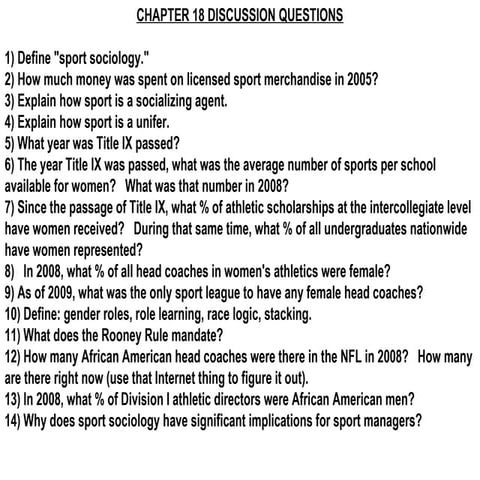 Sport law chapter 1 presentation | PPTX