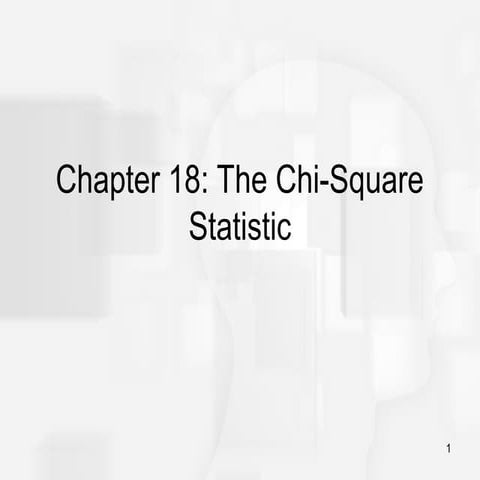 Chi Square statistics and its understanding | PPT
