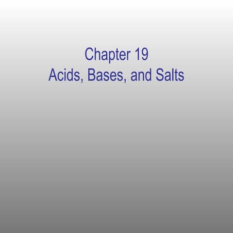 Chapter 19 | PPT | Chemistry | Science