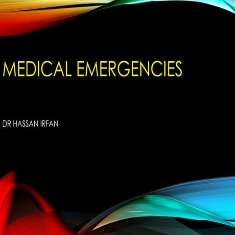 Medical emergencies in dental practice | PPTX