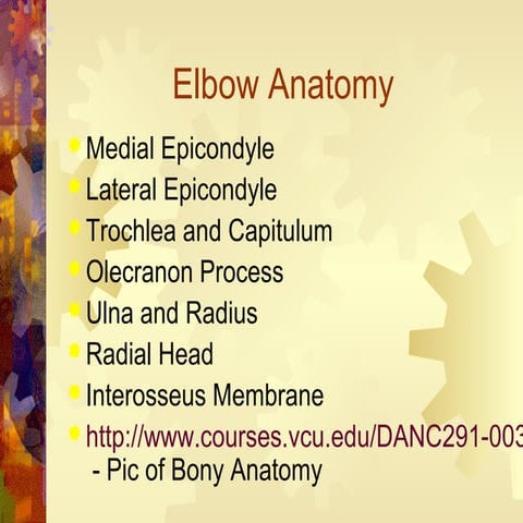 Chapter 19 elbow - class copy | PPT