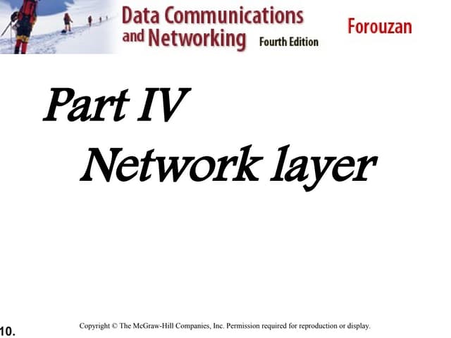 4_Network layer on the OSI layer reference | PPTX