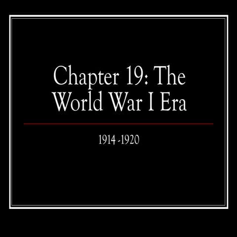 Chapter 19 guided notes | PPT | Death, Injury, or Military Conflict ...