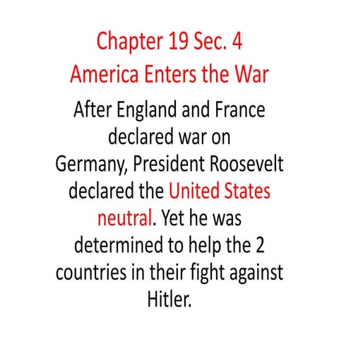 Chapter 19 sec 4 | PPTX