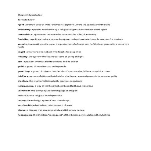 Chapter 19 vocabulary | DOCX