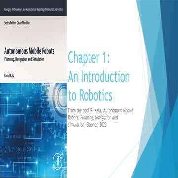 Autonomous Mobile Robots: Introduction, Sensors and Actuators [AMR 1a ...
