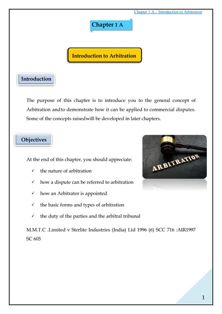 Arbitration | PPT