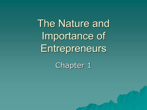#1Entrepreneur & Entrepreneurship.ppt