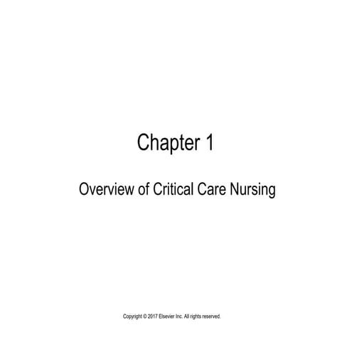 Nursing management of critically ill patient | PPTX