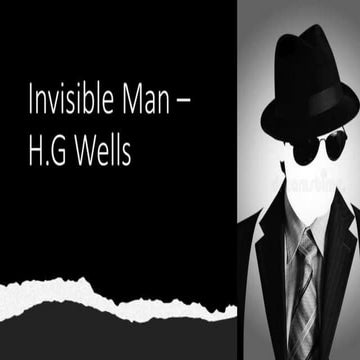 Invisible Man by HG WElls | PPT