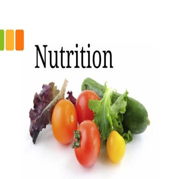 Nutrition Basic Information and Terms and Obesity management | PPTX