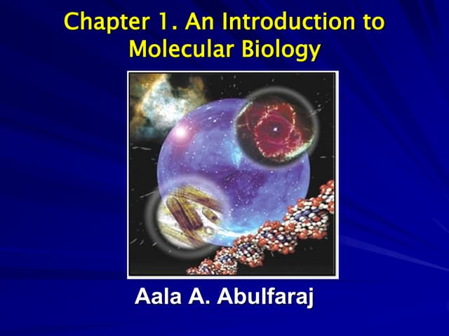 Molecular biology introduction | PPTX