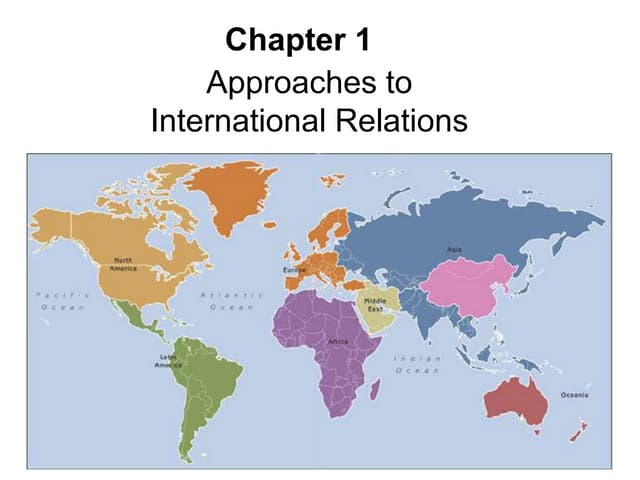 1 introduction to international relations | PPTX
