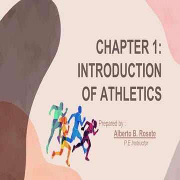 Chapter 1 athletics | PPTX